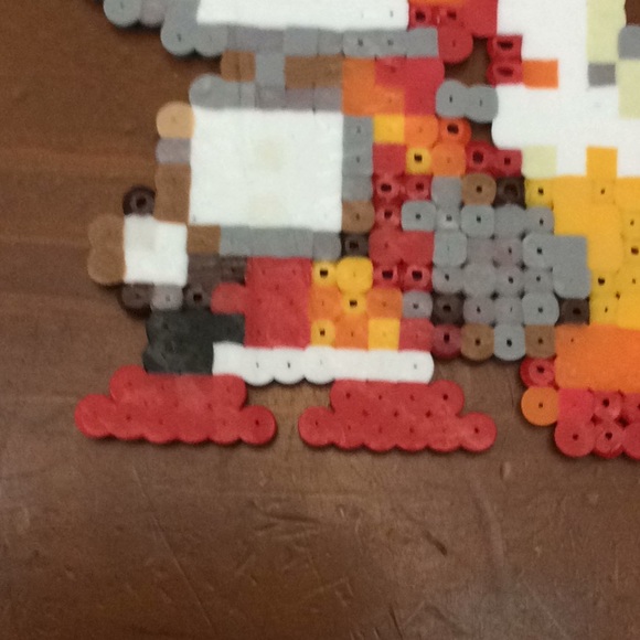 None | Other | Tails Perler Beads From Sonic The Hedgehog | Poshmark